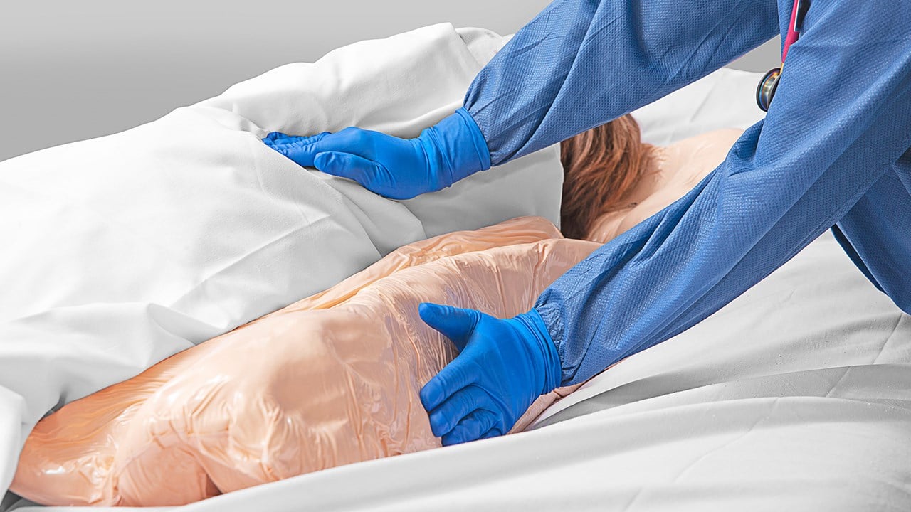 Mölnlycke Z-Flo Fluidized Positioner for Safe Patient Turning